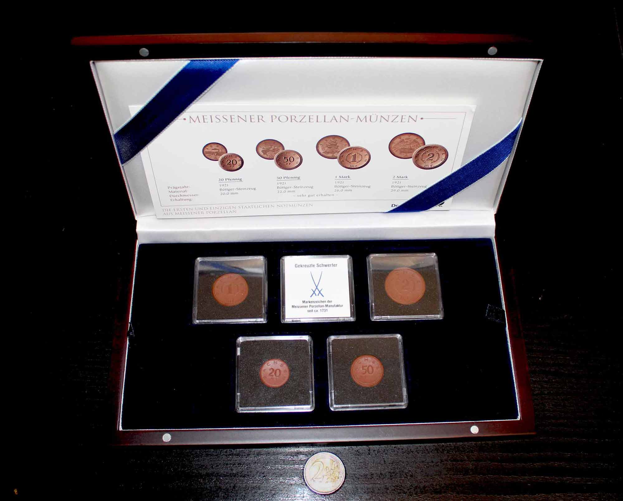 Coins: Από ΠΟΡΣΕΛΑΝΗ, σετ 4 παλαιά Γερμανικά νομίσματα